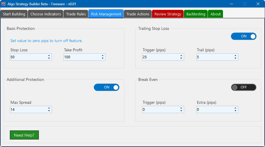 cTrader Algo Strategy Builder (beta) | ClickAlgo