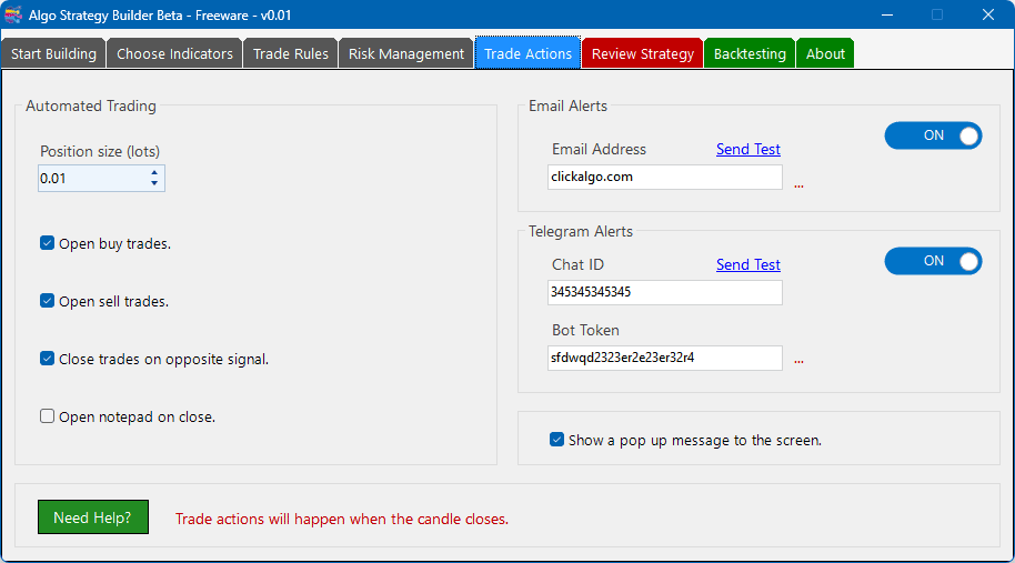 cTrader Algo Strategy Builder (beta) | ClickAlgo