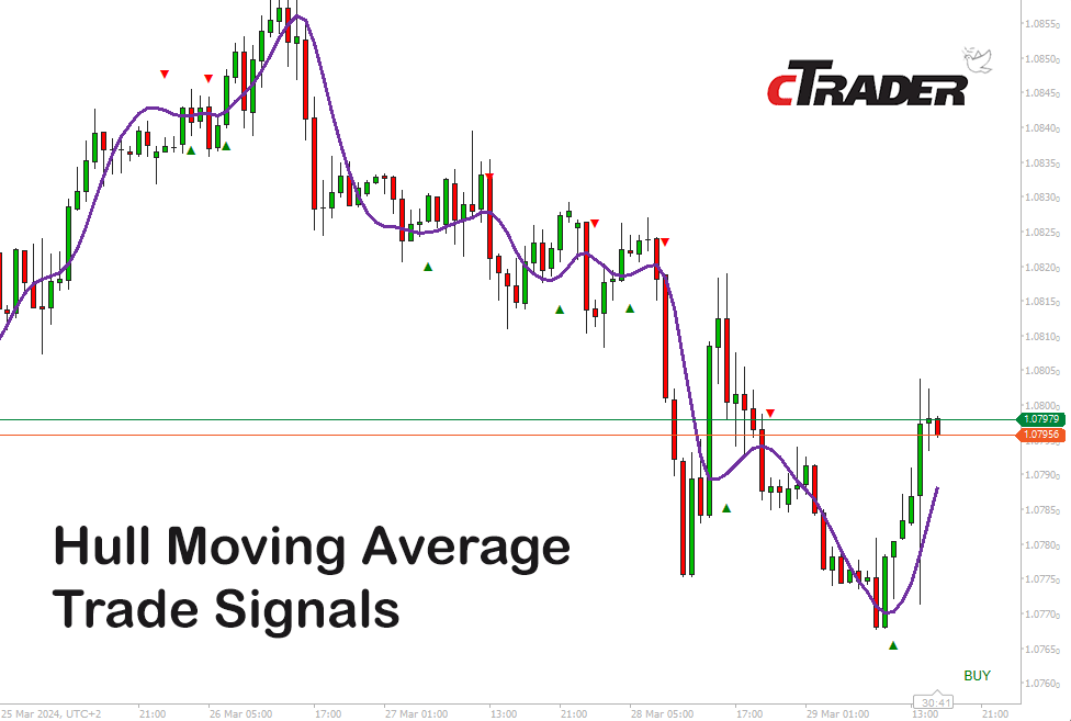 cTrader Hull Moving Average Indicator | ClickAlgo